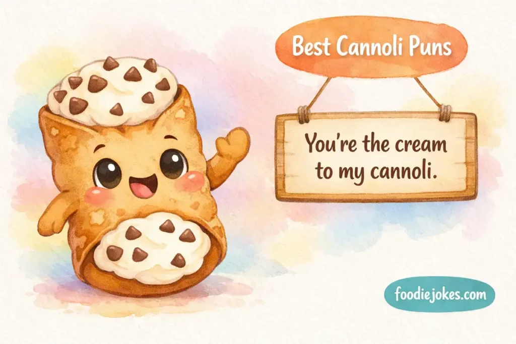 150 Cannoli Puns Roll-In the Laughs Italian-Style - Foodie Jokes